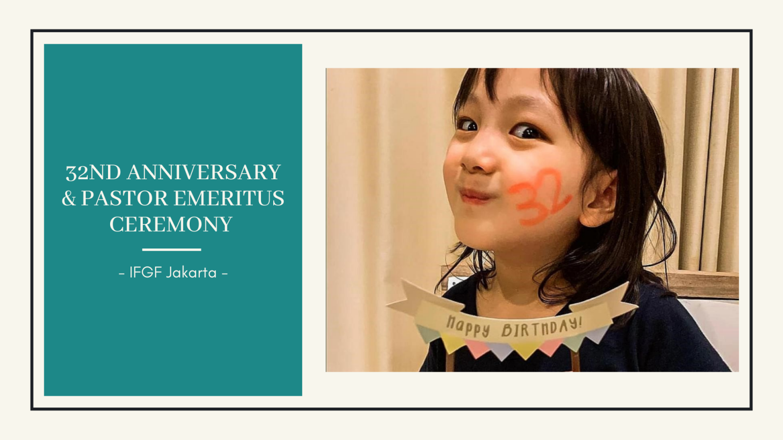 32nd Anniversary & Pastor Emeritus Ceremony of IFGF Jakarta – IFGF Global